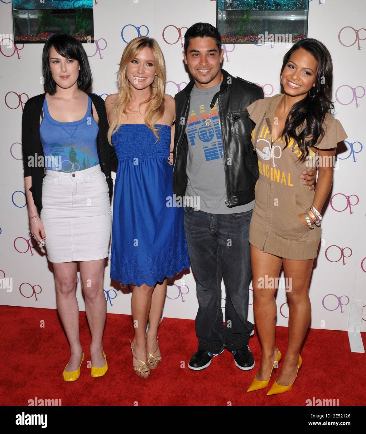(L-R) Rumer Willis, Kristin Cavallari, Wilmer Valderrama and Christina ...