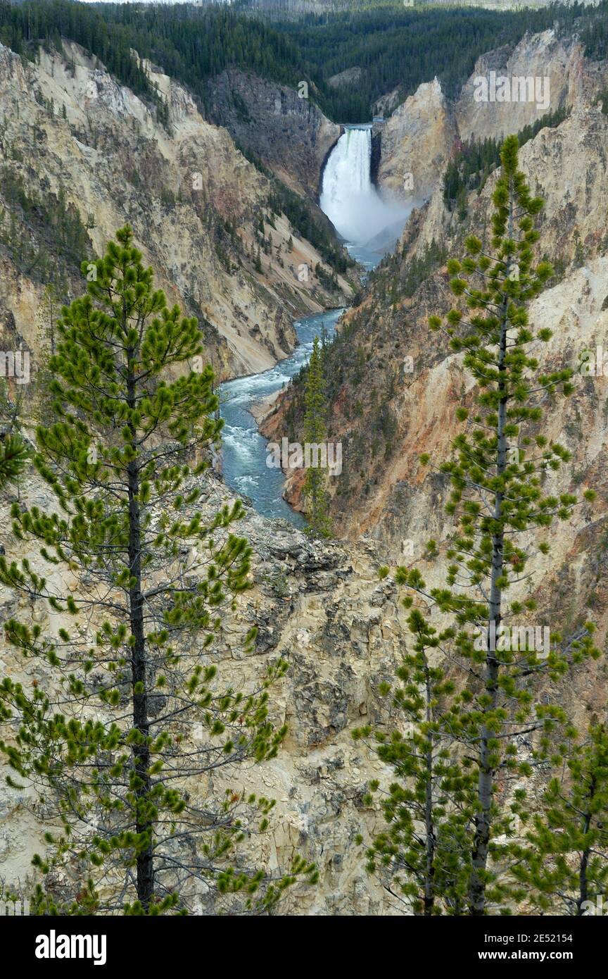 Inspiration Point, Grand Canyon of the Yellowstone river, Yellowstone ...