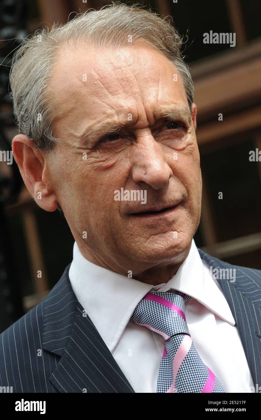 Paris Mayor Bertrand Delanoe on visit in Strasbourg, France on June 4 ...