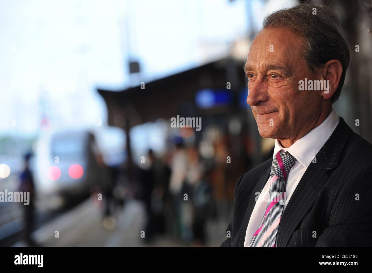 Paris Mayor Bertrand Delanoe at the Strasbourg station, France on June ...