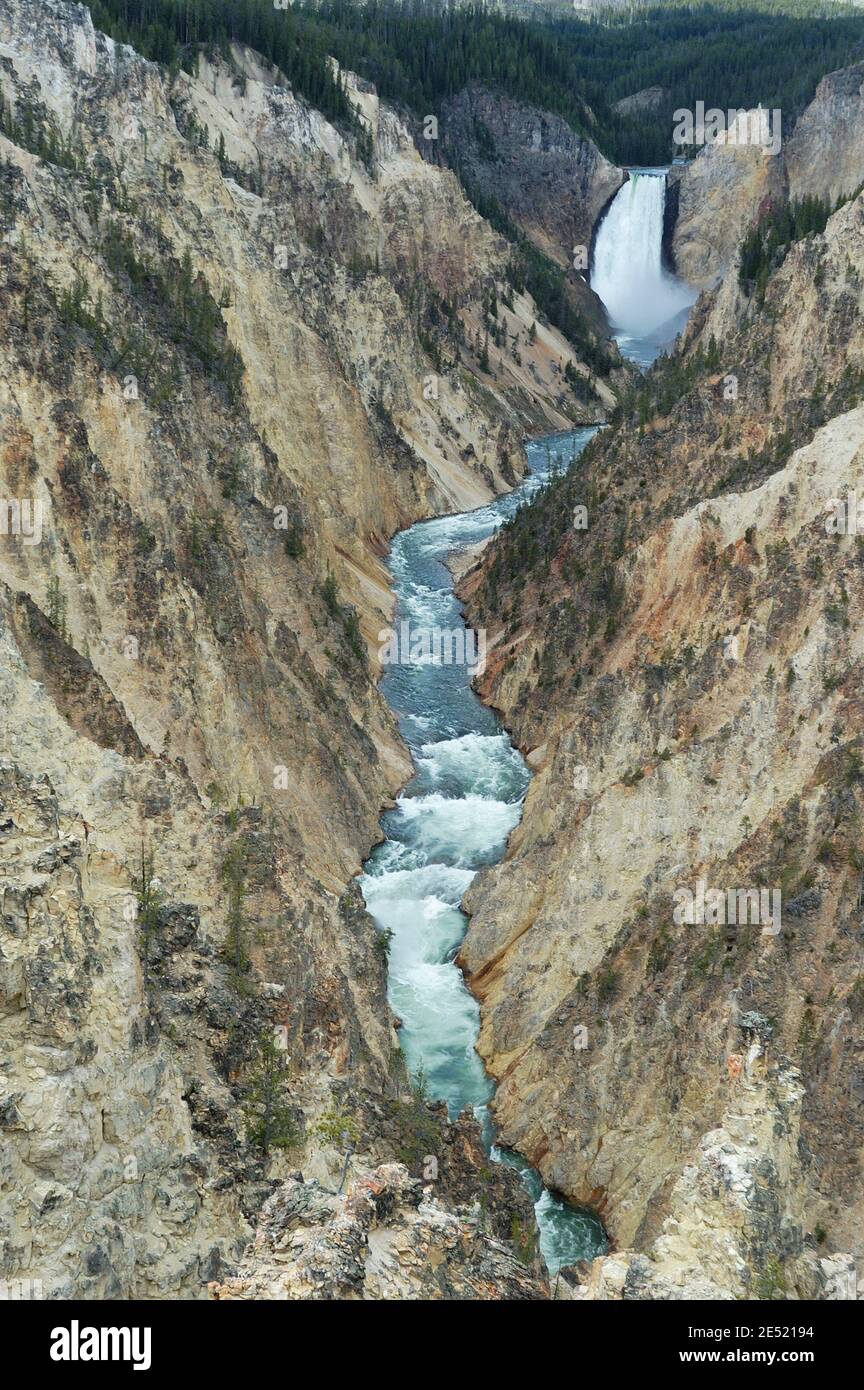 Inspiration Point, Grand Canyon of the Yellowstone river, Yellowstone ...