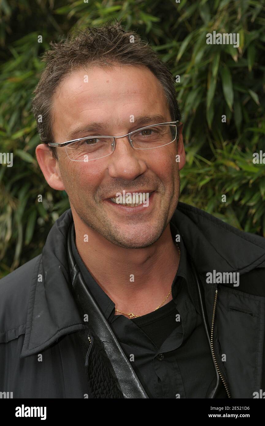 Julien Courbet arriving at the VIP area 'Le Village' during the 2008 ...