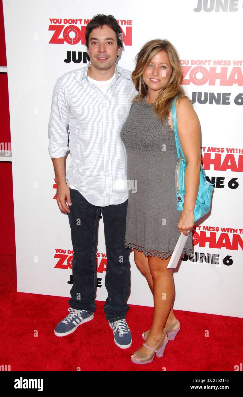 Actor Jimmy Fallon and girlfriend attend the Columbia Pictures special ...