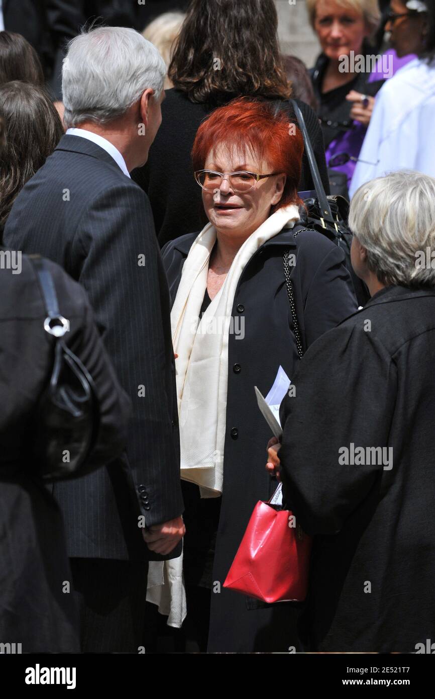 Regine arriving at the Saint-Roch church in Paris, France, Thursday ...