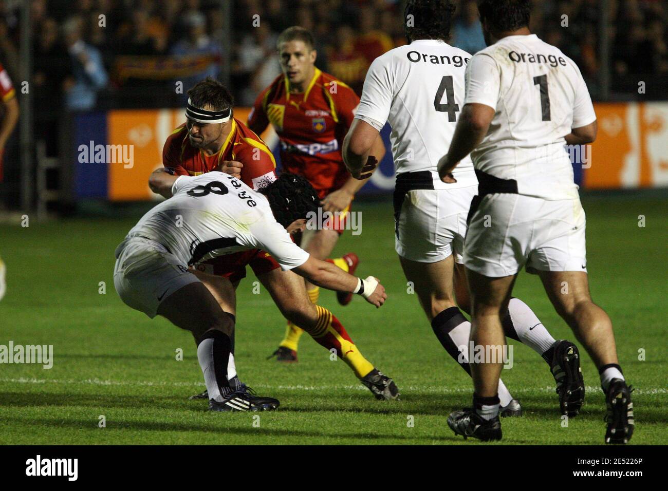 USAP's Nicolas Mas during French Rugby Top 14 match, Perpignan vs ...