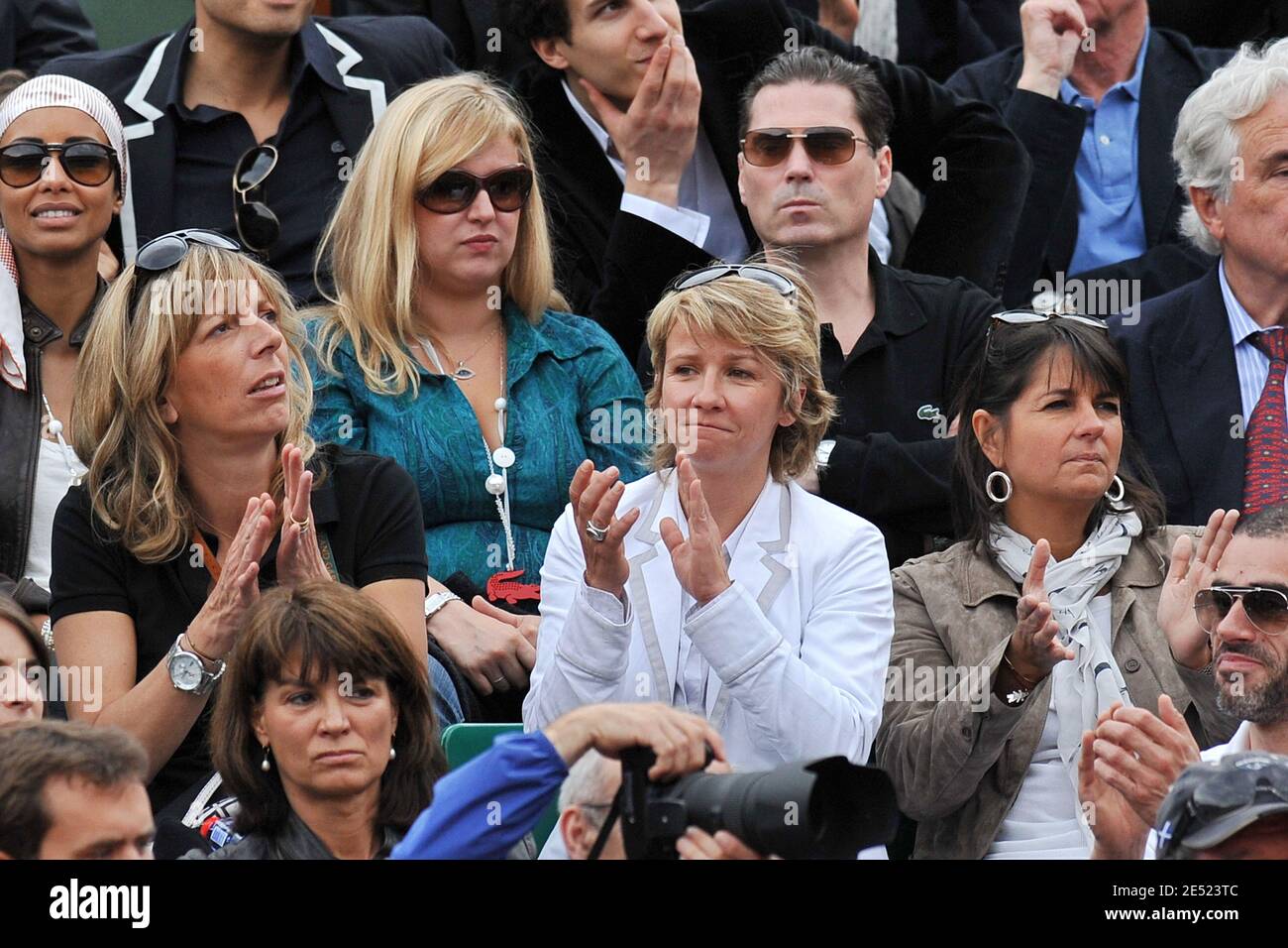 Ariane Massenet attends the woman's final at the 2008 French Tennis ...