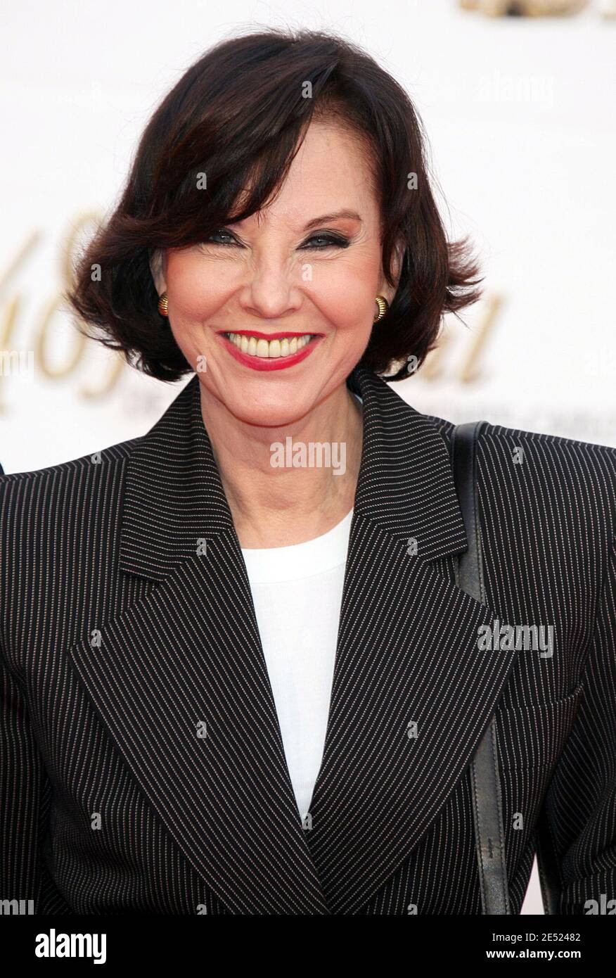 Denise Fabre arriving at the 48th Monte-Carlo TV Festival opening ...