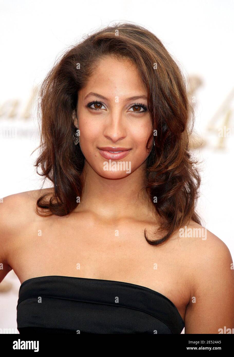 US actress Christel Khalil arriving at the 48th Monte-Carlo TV Festival ...