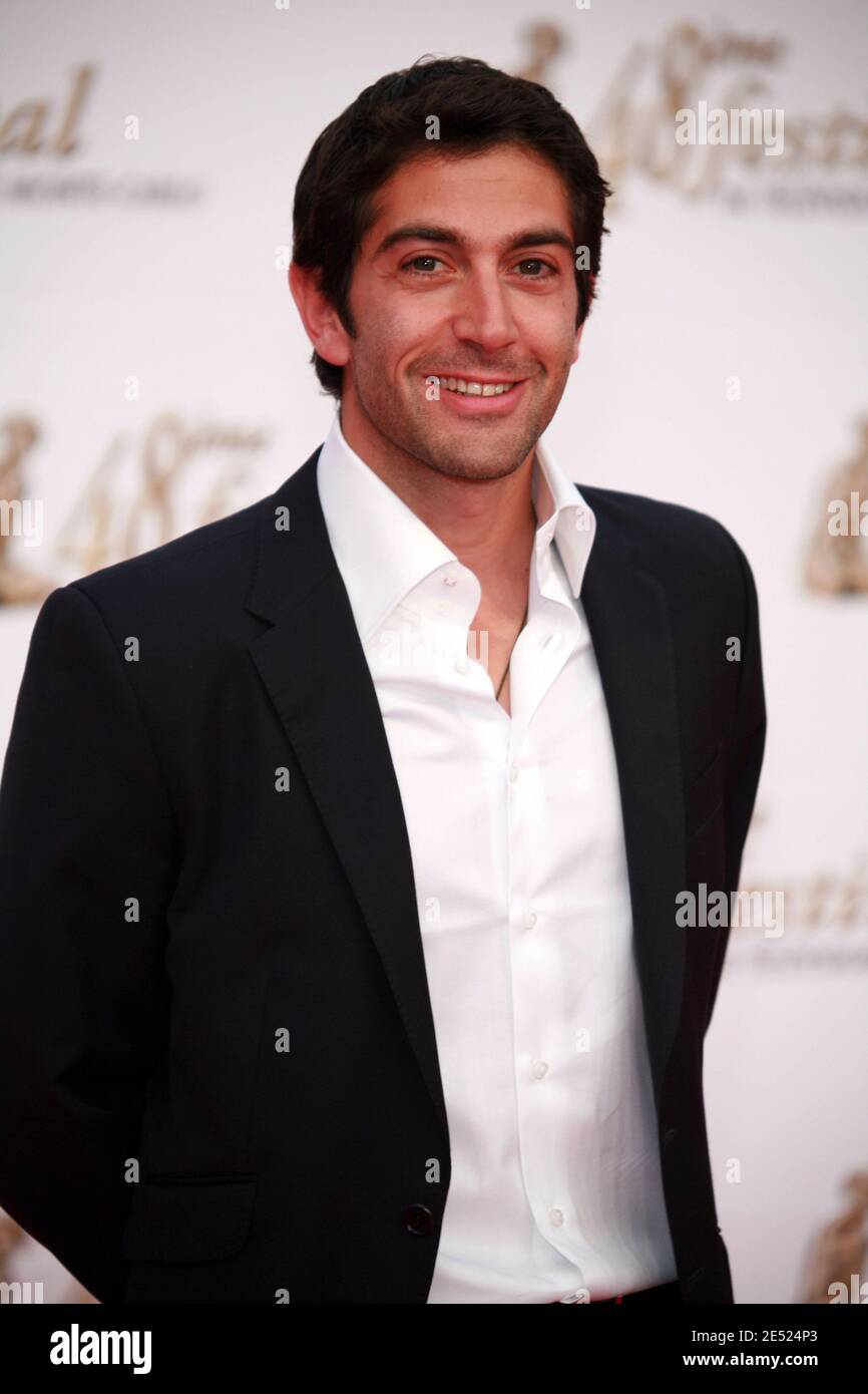 Mathieu Delarive arriving at the 48th Monte-Carlo TV Festival opening ...