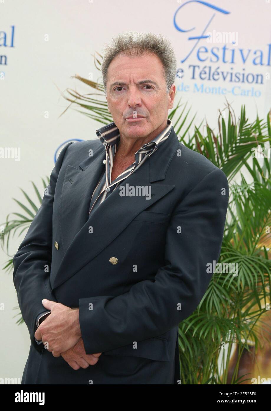 Armand Assante from US TV show 'American Gangster' poses for pictures ...
