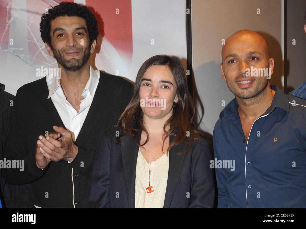 Eric Judor, Ramzy Bedia and Elodie Bouchez attend the premiere of 'Seul ...
