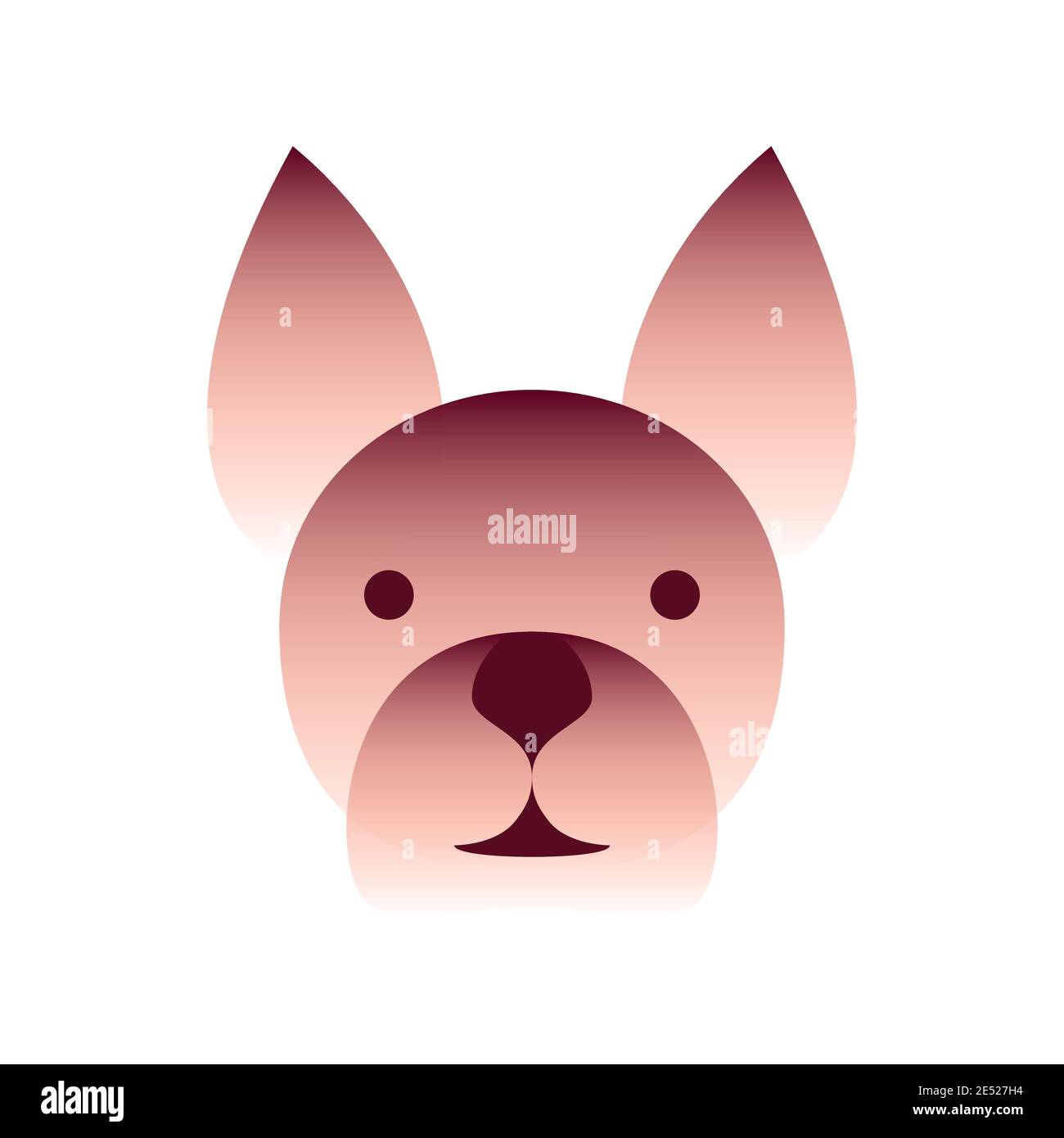 Vector dog in gradient style. Digital art Stock Vector Image & Art - Alamy
