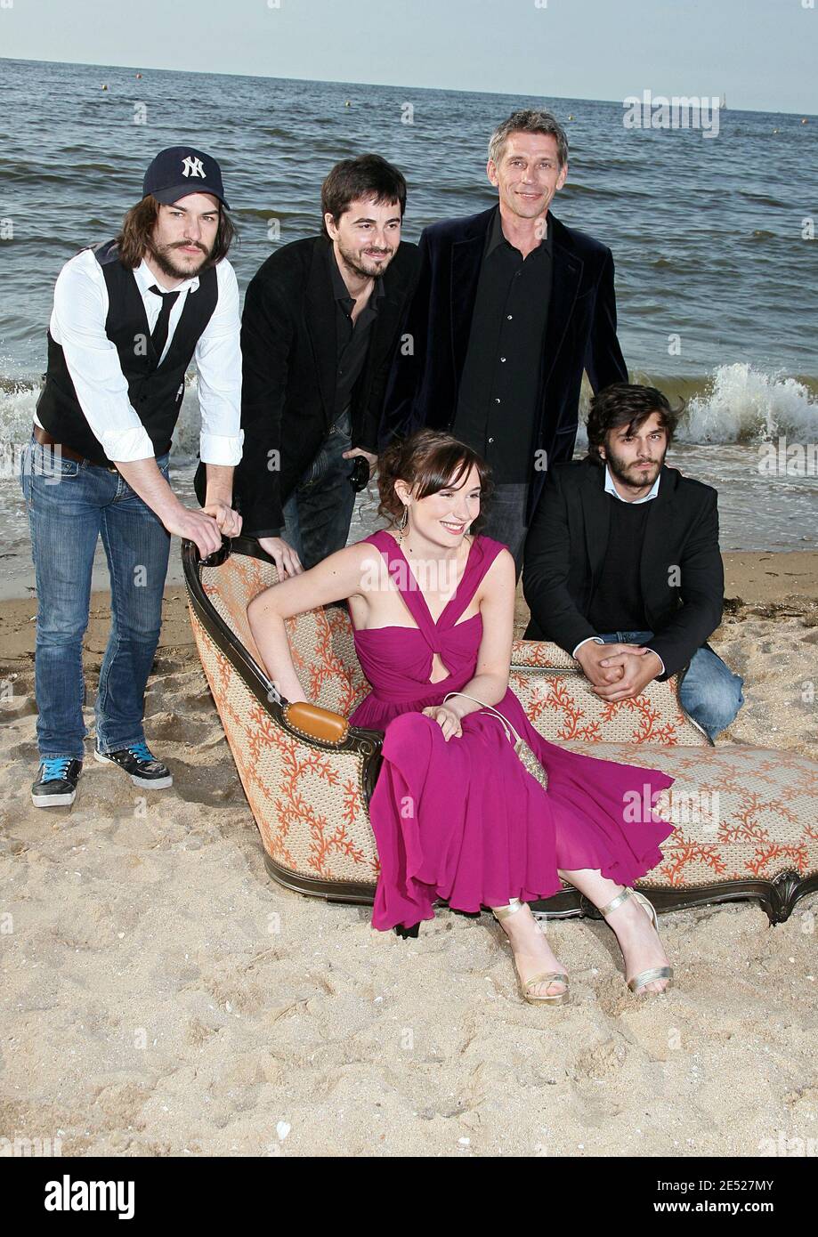Deborah Francois and Jacques Gamblin pose for photographers at a ...