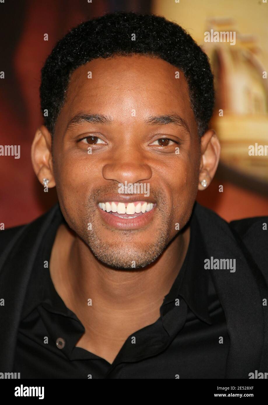 Actor Will Smith attending the French movie premiere of 'Hancock,' held ...