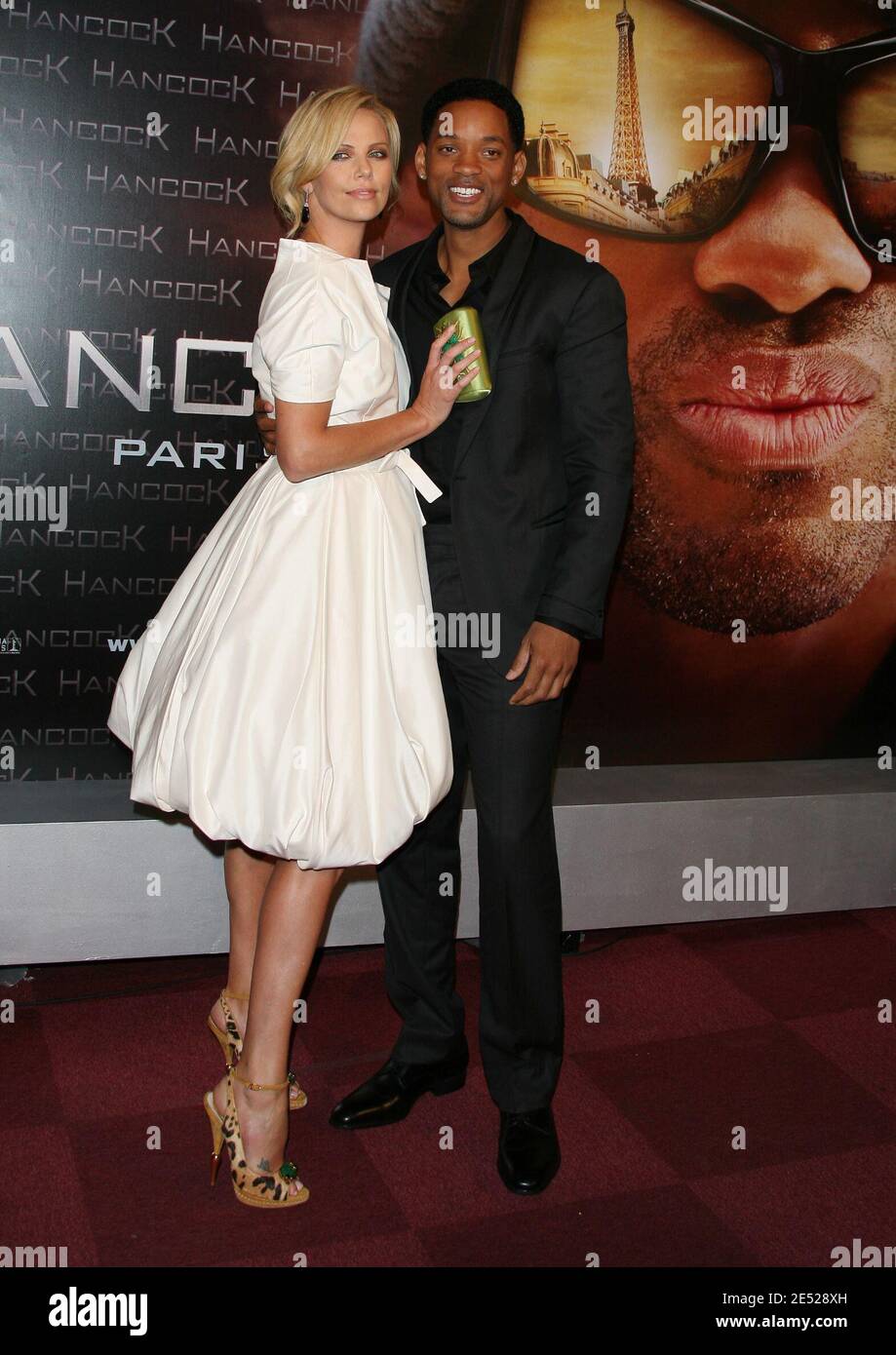 Actors Will Smith and Charlize Theron attending the French movie ...