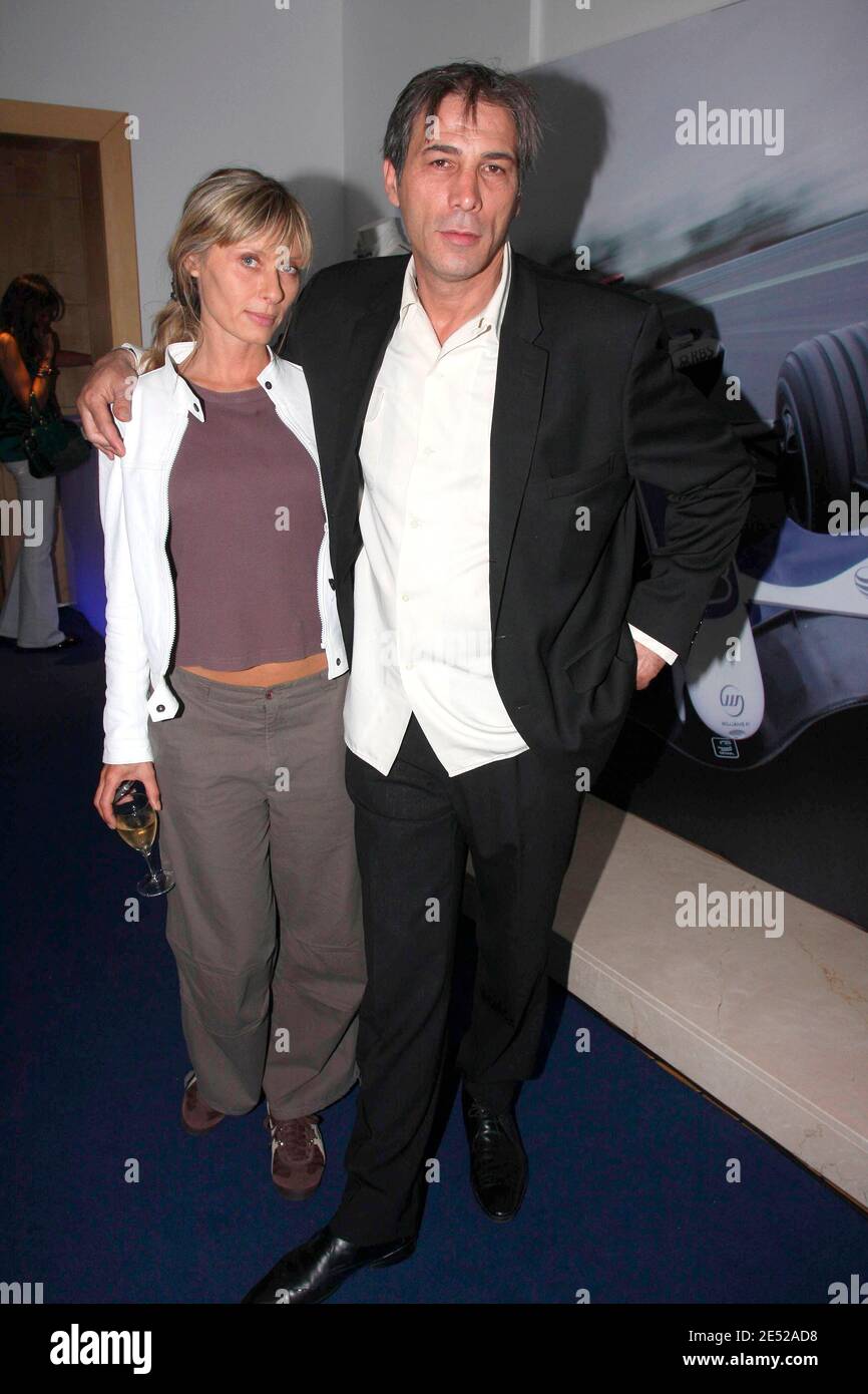 Former boxer and actor Stephane Ferrara and his girlfriend during the ...