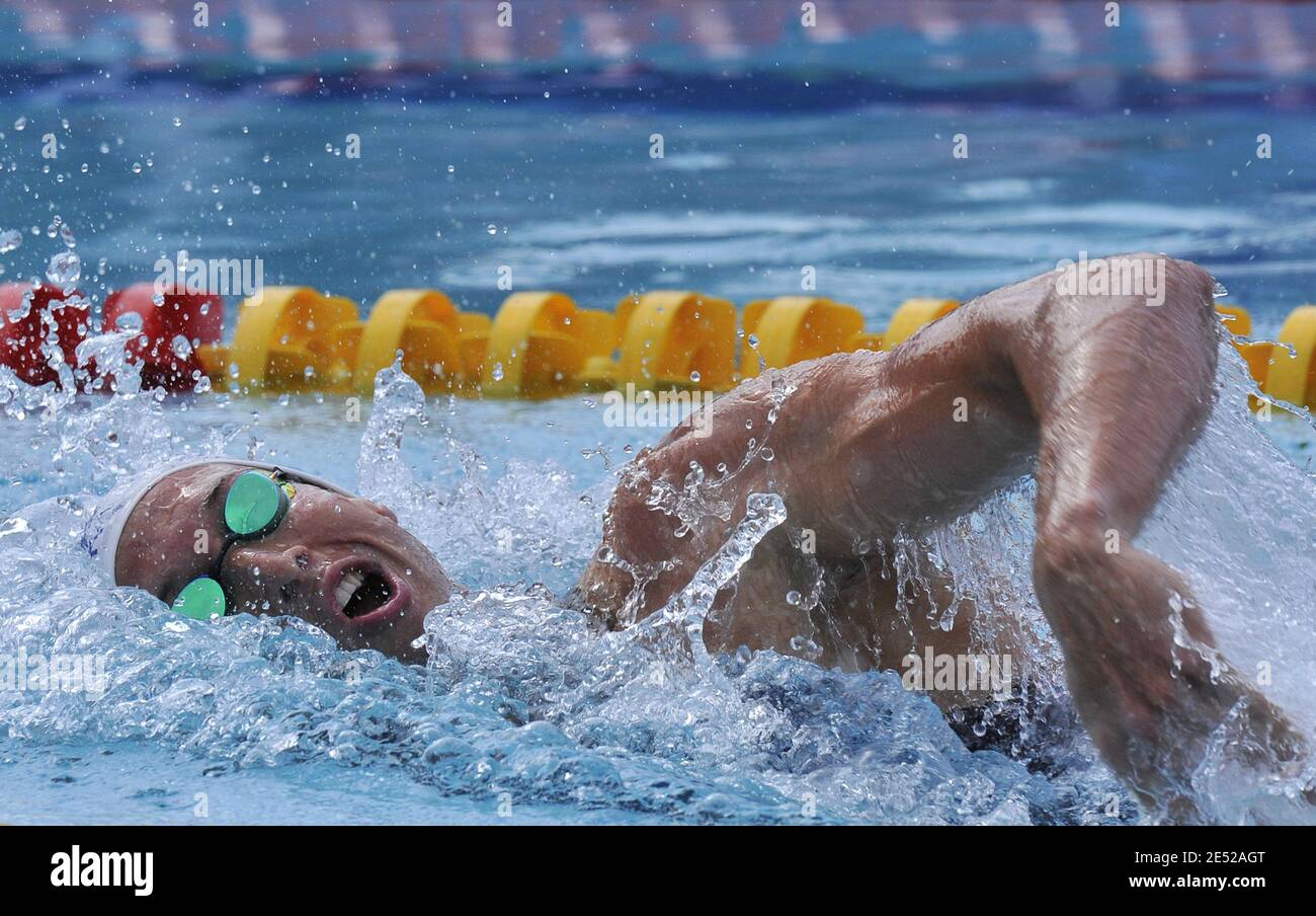 France's Fabien Gilot competes during the 'Open de Paris de natation ...