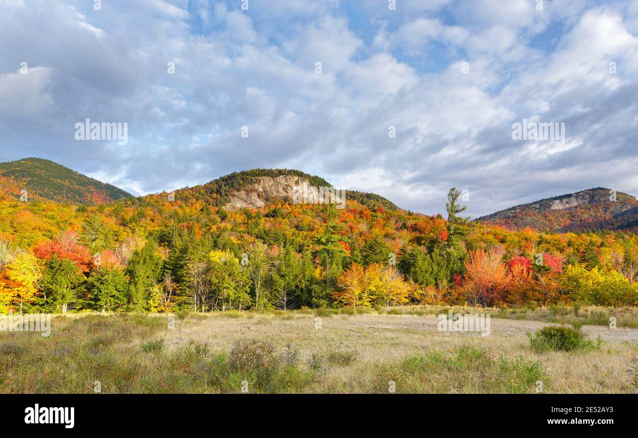 Autumn foliage along the Kancamagus Highway (route 112), which is one ...