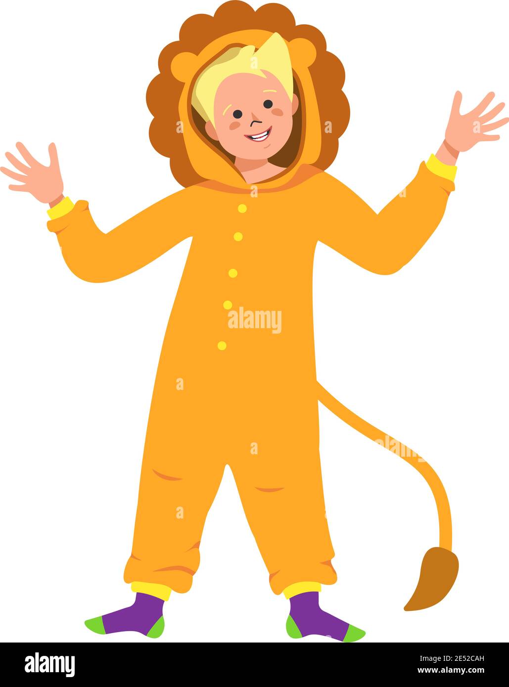 Set of children in animal costumes Stock Vector Image & Art - Alamy