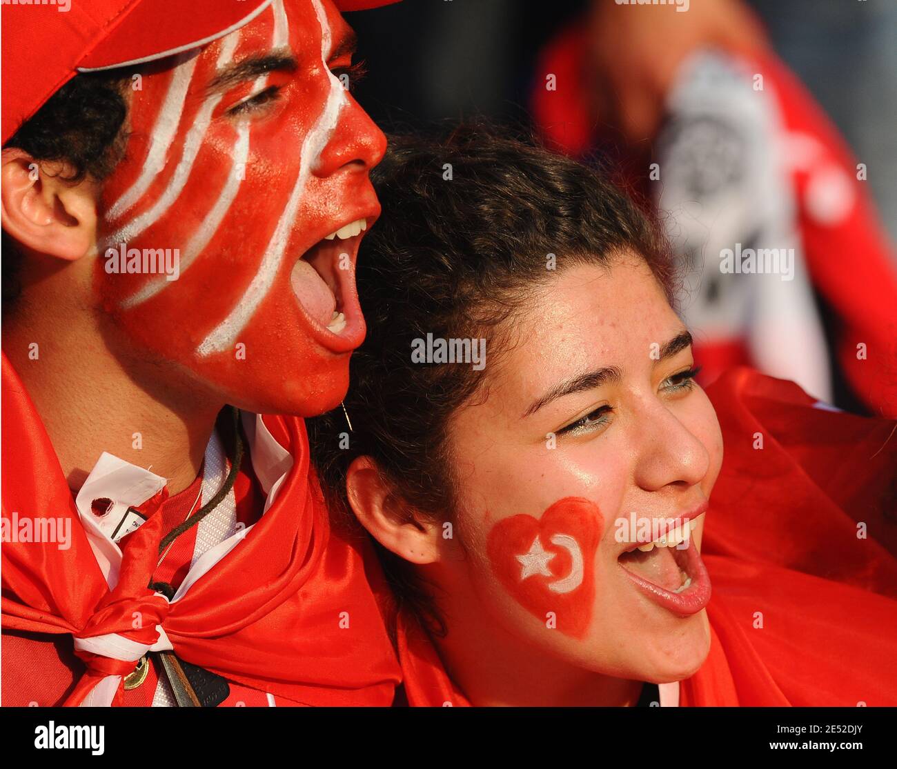 Turkey's fans during the the UEFA European Championship 2008, Semi ...