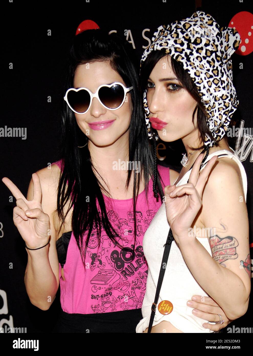 Singers The Veronicas pose at the Verizon Wireless In-Store in Soho in ...
