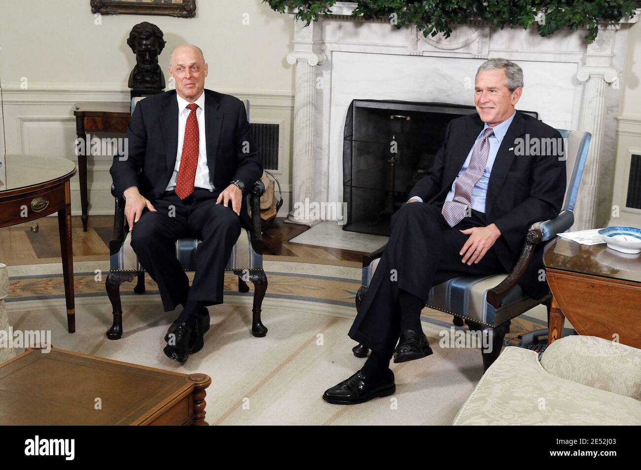 Henry paulson george w bush hi-res stock photography and images - Alamy