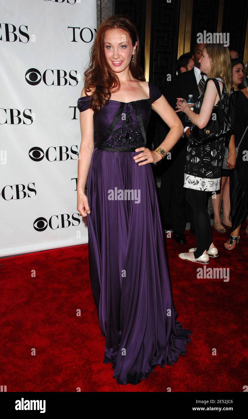 Actress Sierra Boggess arrives at the 62nd Annual Tony Awards held at ...