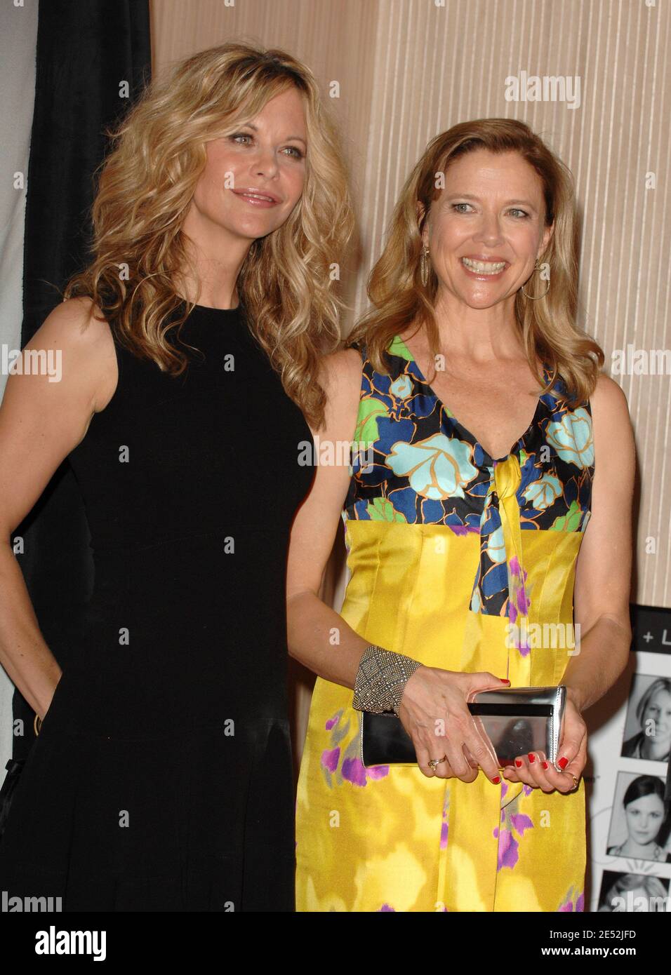 Meg Ryan and Annette Bening attend the Women In Film's 2008 Crystal ...