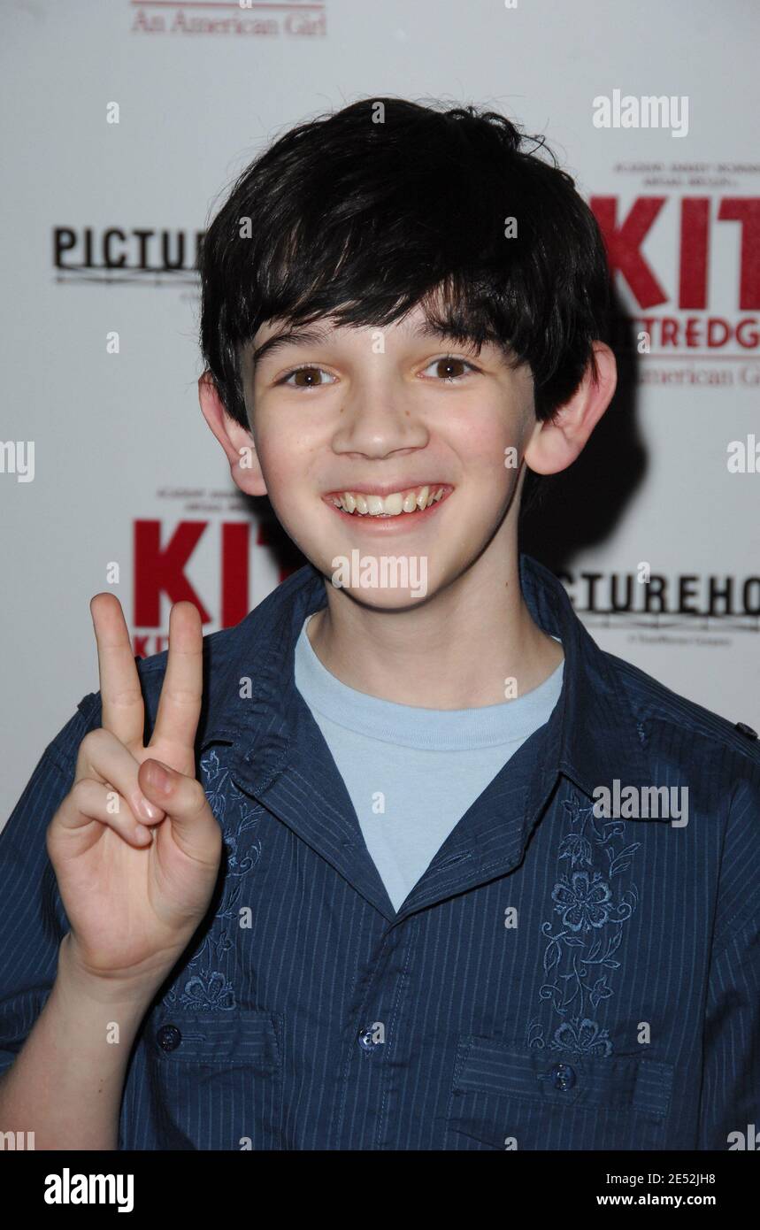 Actor Zach Mills attends the premiere of 'Kit Kittredge: An American ...