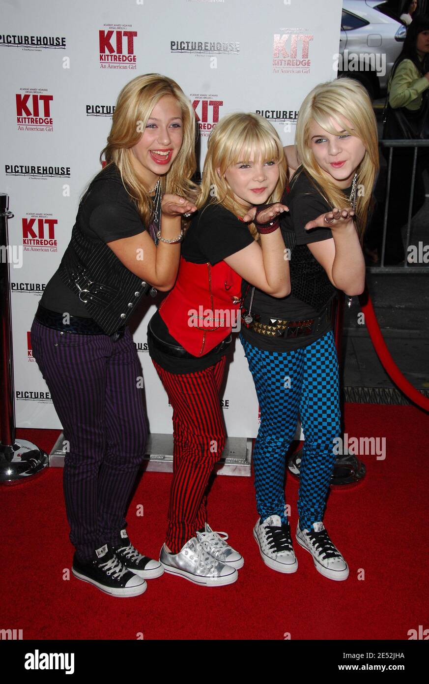(L-R) Ariel Moore, Paris Monroe, and Destinee Monroe of the Clique ...
