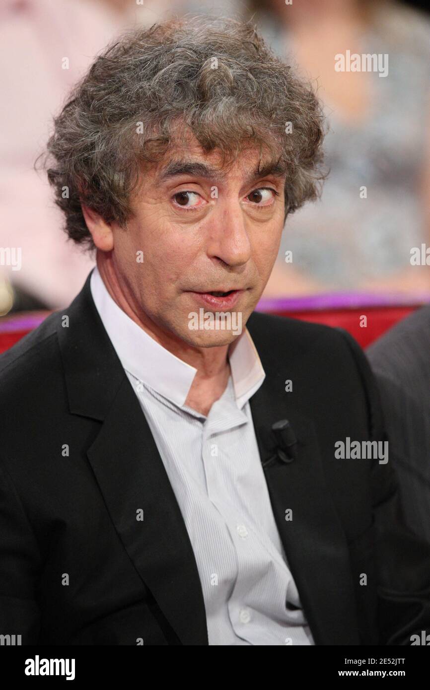 Jean-Guy Fechner lors de l'enregistrement de l'emission Vivement ...