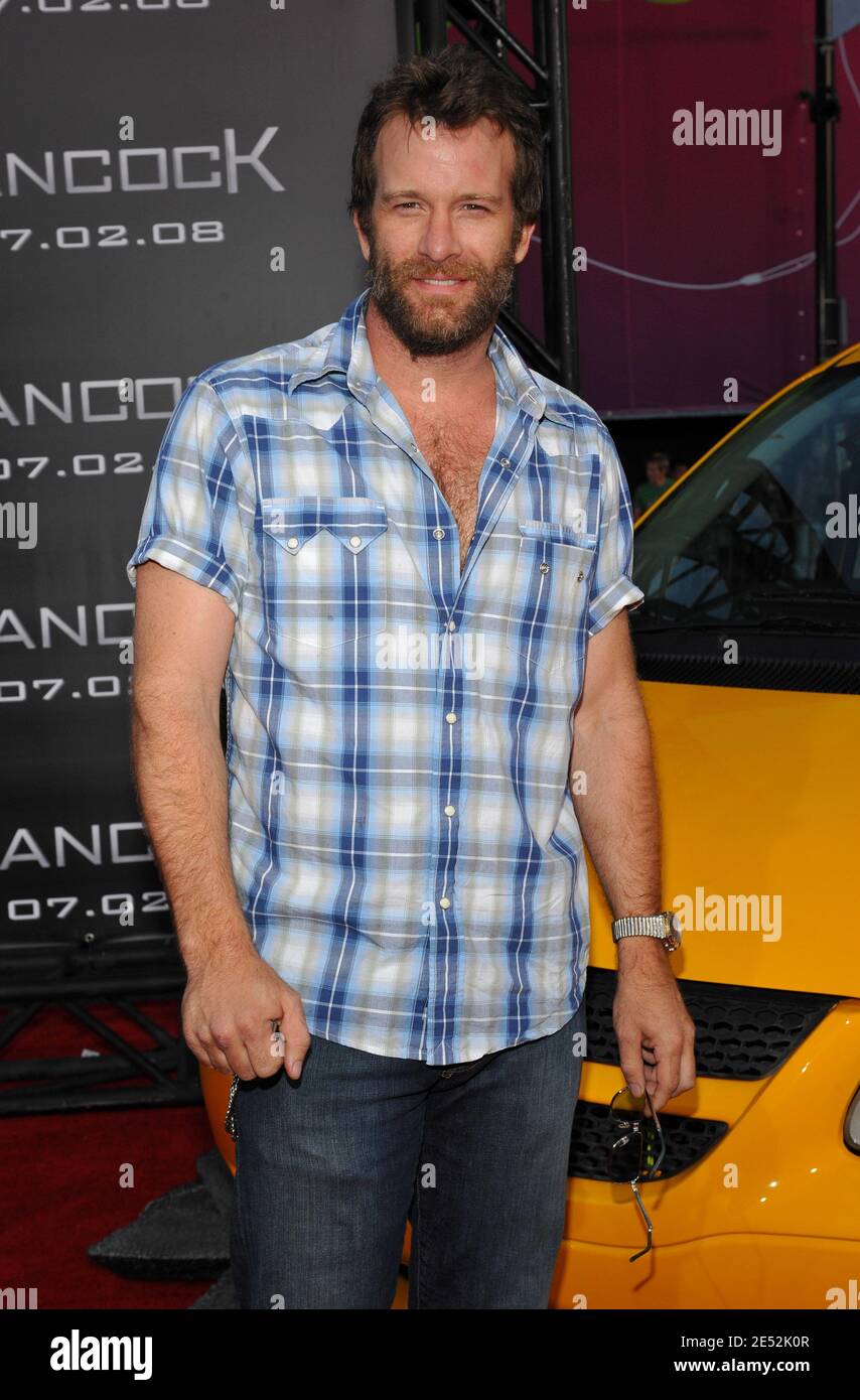 Thomas Jane attends the premiere of Columbia Pictures "Hancock" at the ...