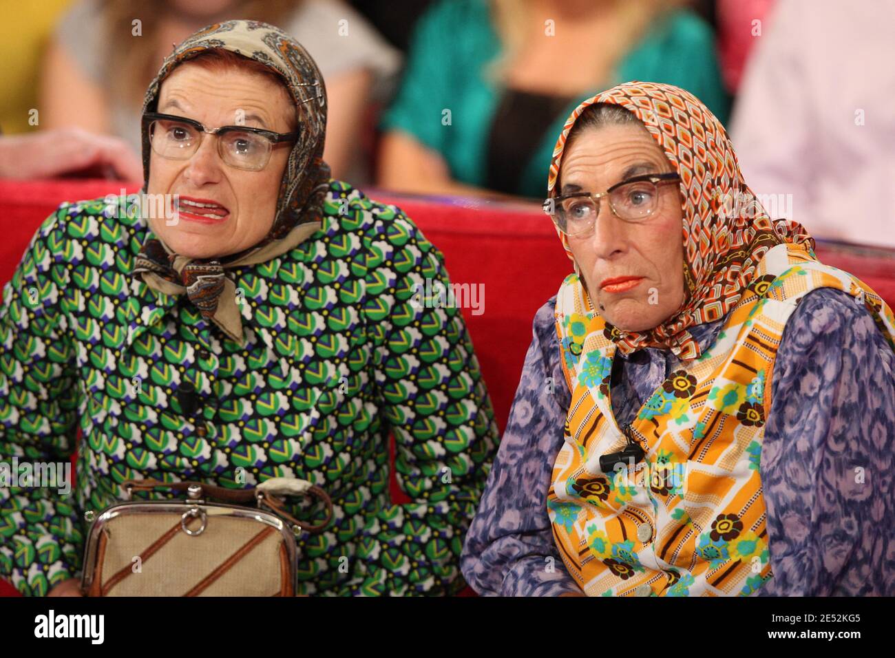 Les Vamps at the taping of Vivement Dimanche on May 14, 2008 in Paris ...