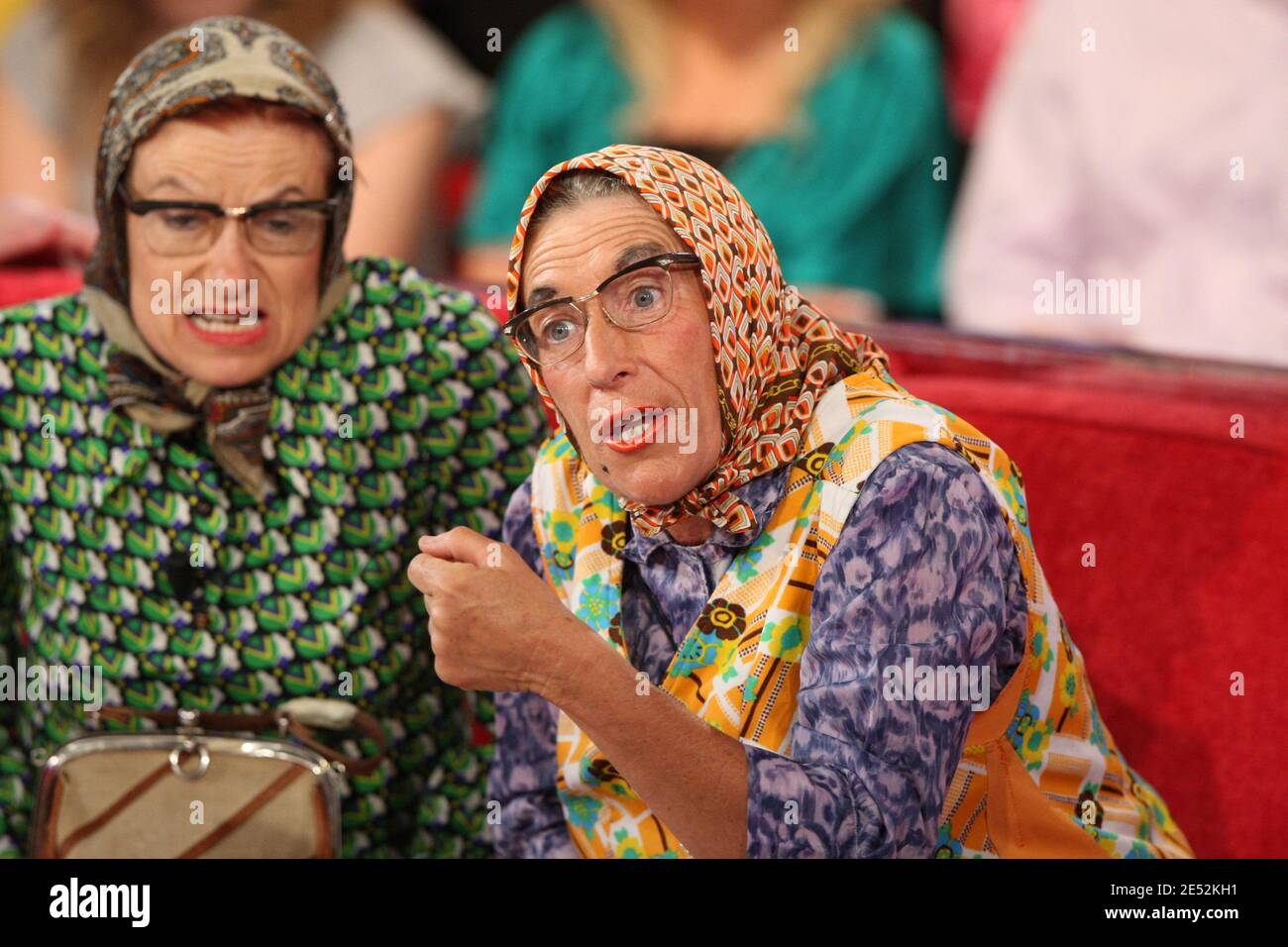 Les Vamps at the taping of Vivement Dimanche on May 14, 2008 in Paris ...