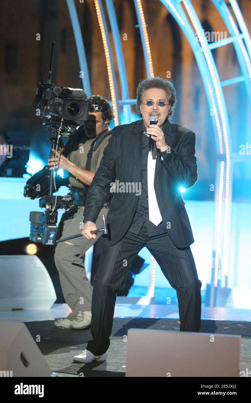 Patrick Hernandez at the taping of 'Tenue de soirée' on May 17, 2008 in ...