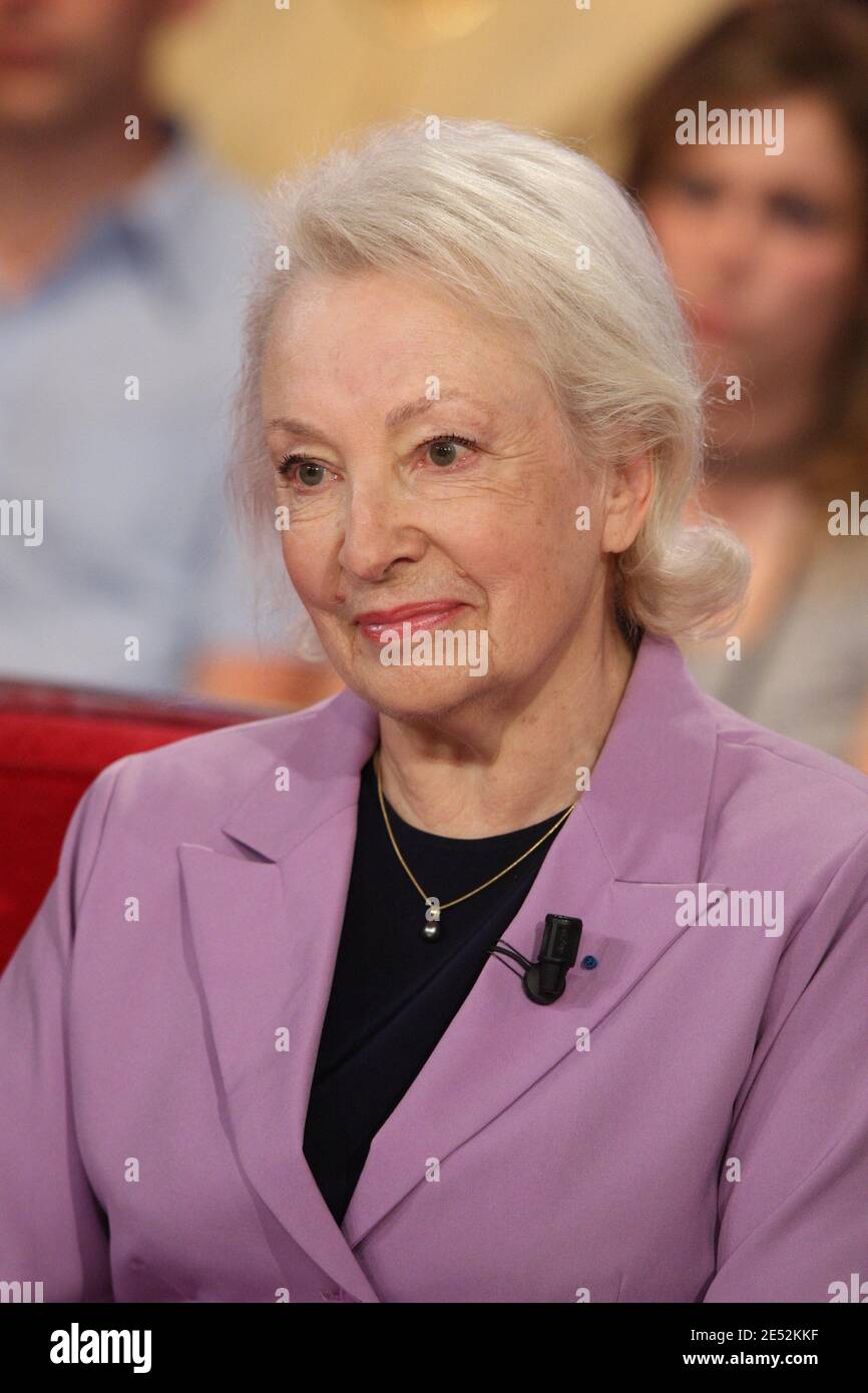 Jacqueline Caurat at the taping of Vivement Dimanche on May 14, 2008 in ...