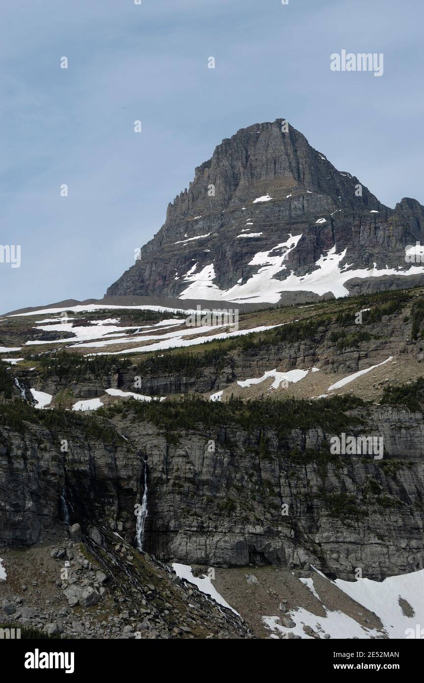 Haystack Butte, Going-to-the-Sun Highway, Logan Pass, Glacier National ...