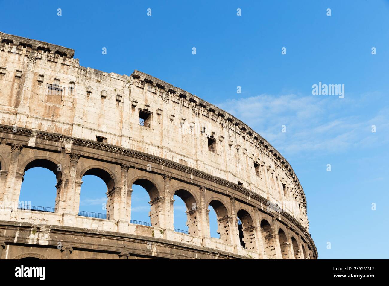 Detail Of Arches of The Colosseum or Coliseum Stock Photo - Alamy