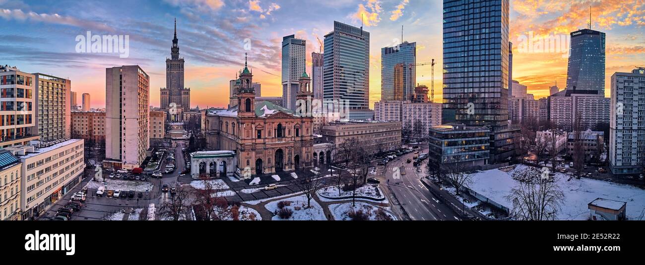 Beautiful panoramic aerial drone view on All Saints Church - Roman ...