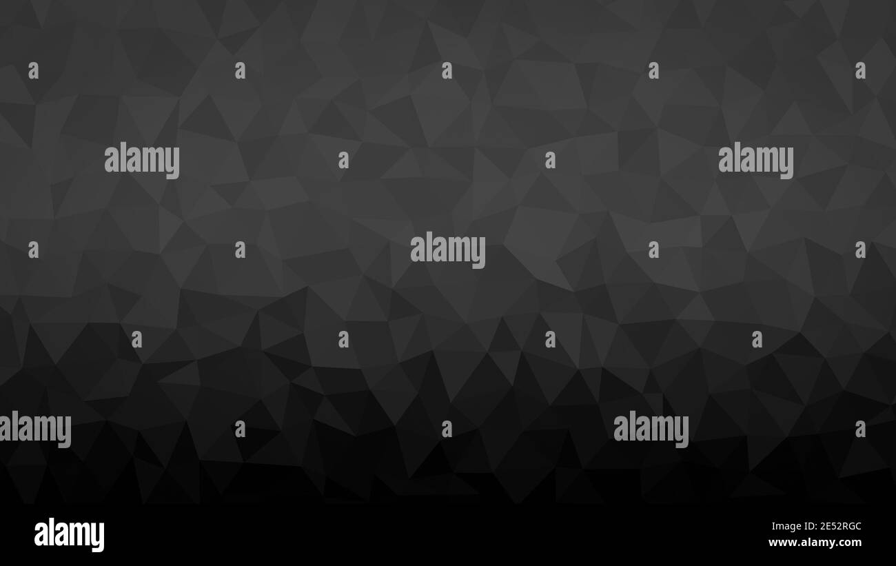 Low poly background banner Black and White Stock Photos & Images - Alamy