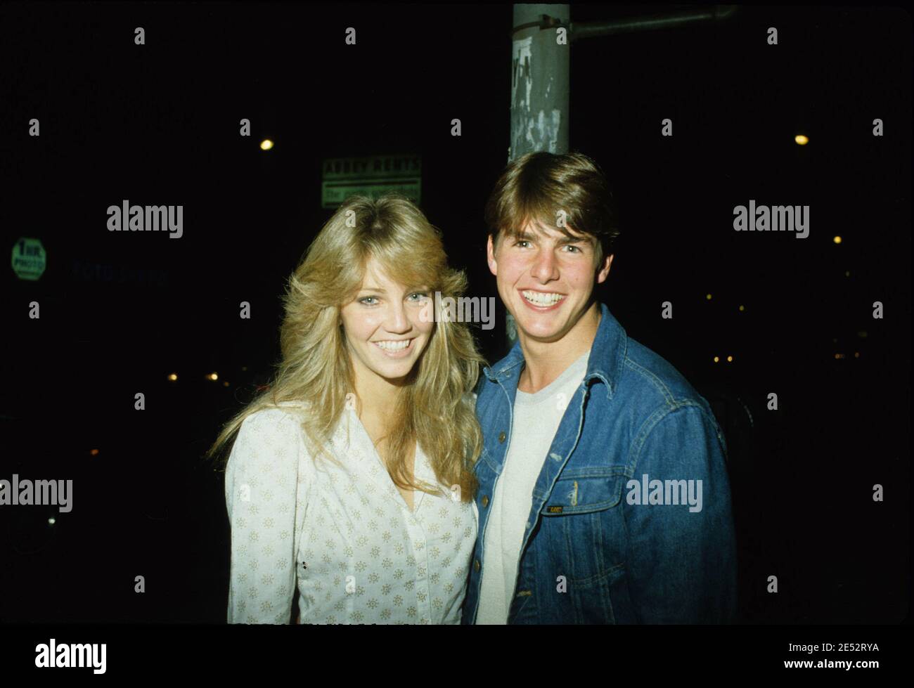 Tom Cruise And Heather Locklear 01/18/1982 Credit: Ralph Dominguez ...