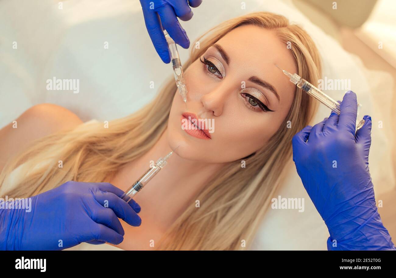 Face injection hi-res stock photography and images - Alamy