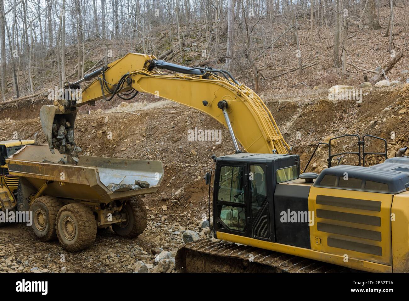 Dump truck transports hi-res stock photography and images - Alamy