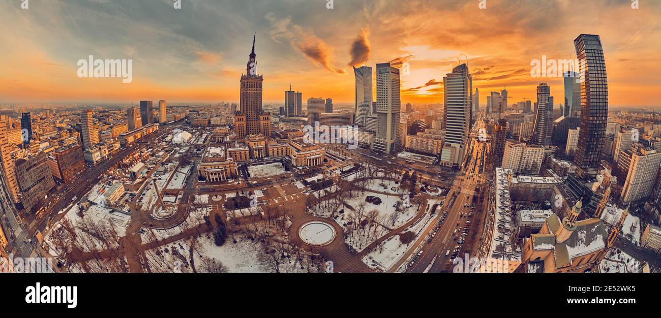 Beautiful panoramic aerial drone view on All Saints Church - Roman ...