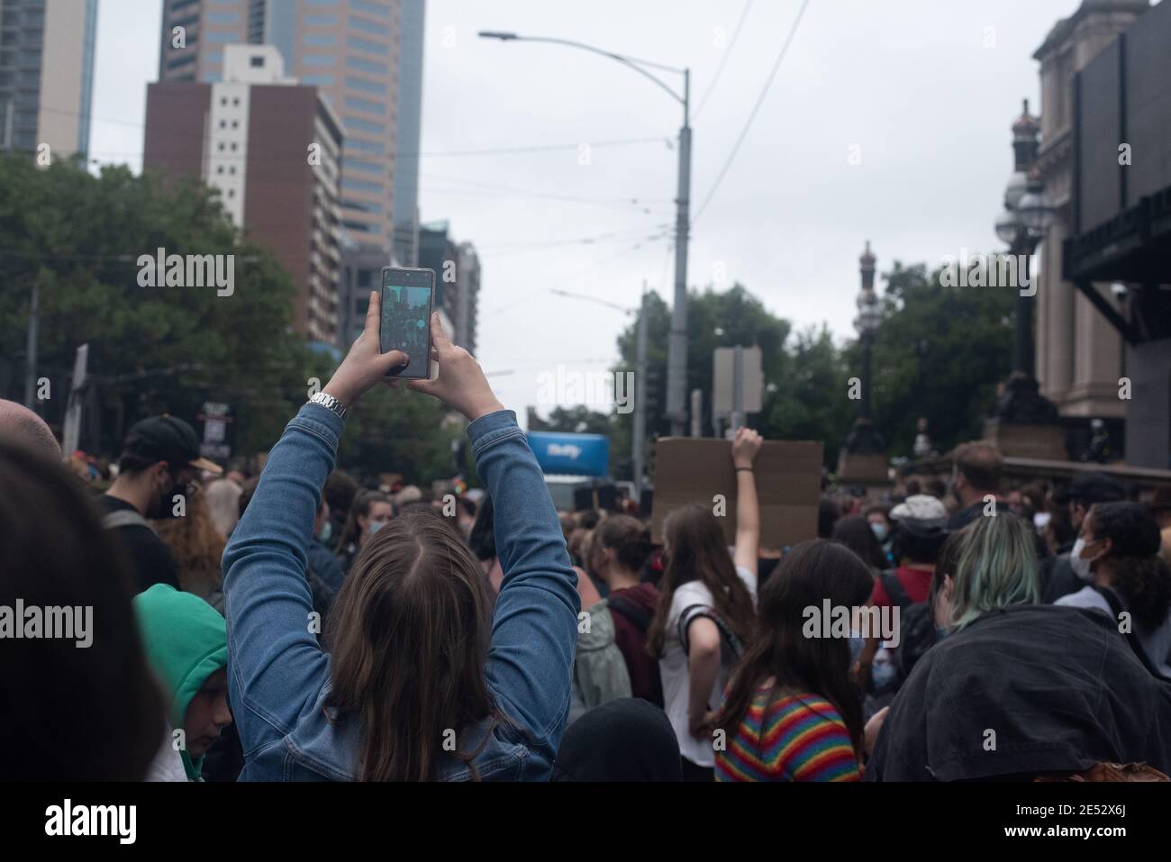 26 January 2021. Invasion Day 2021. Melbourne, Victoria. Credit: Jay ...