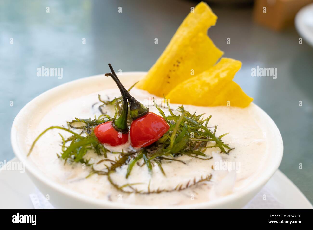 Tiger's milk (Leche de tigre) is a popular appetizer in Peru Stock ...