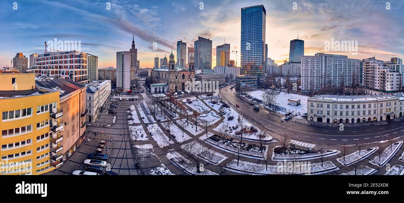 Beautiful panoramic aerial drone view on All Saints Church - Roman ...