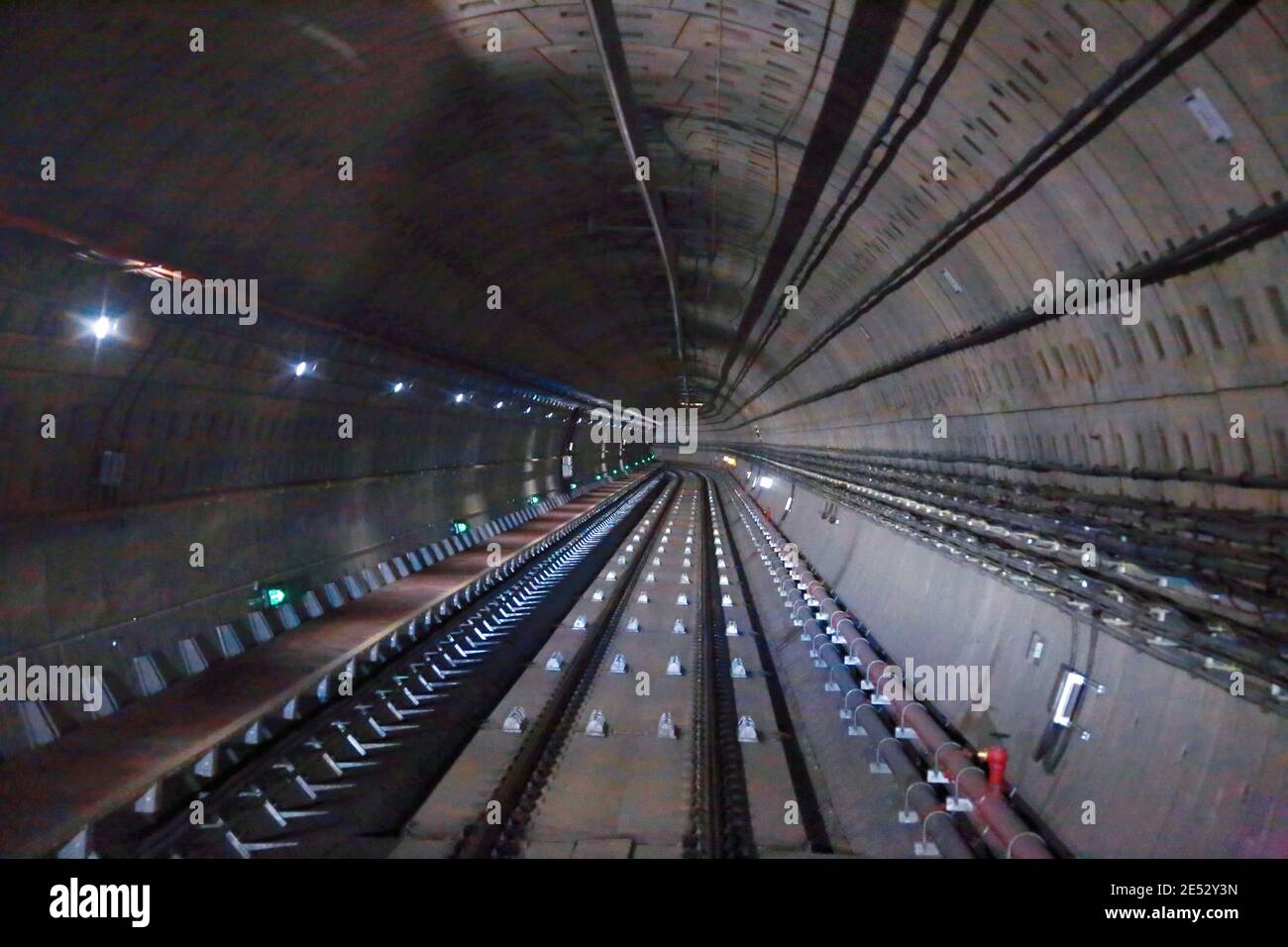 SHANGHAI, CHINA - JANUARY 25, 2021 - Citizens experience the Rail ...