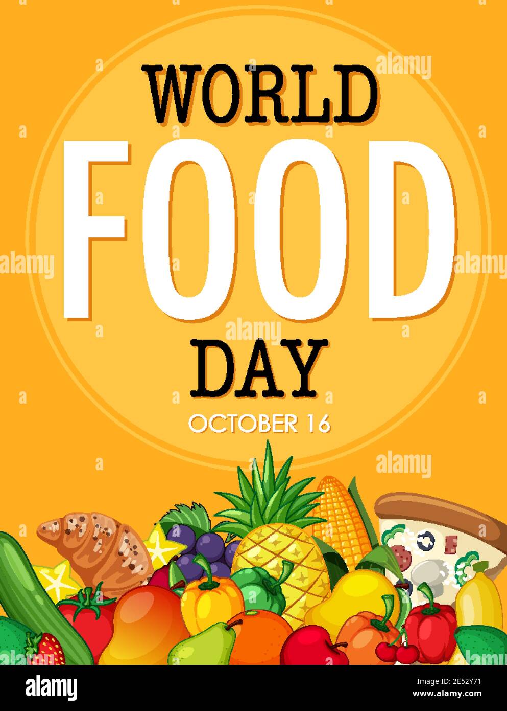 World food day banner illustration Stock Vector Image & Art - Alamy