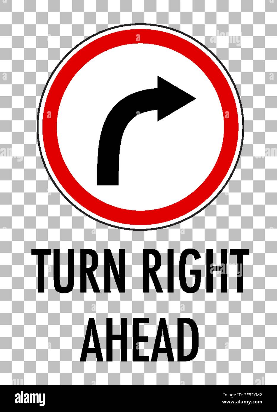 Red traffic sign on transparent background illustration Stock Vector ...